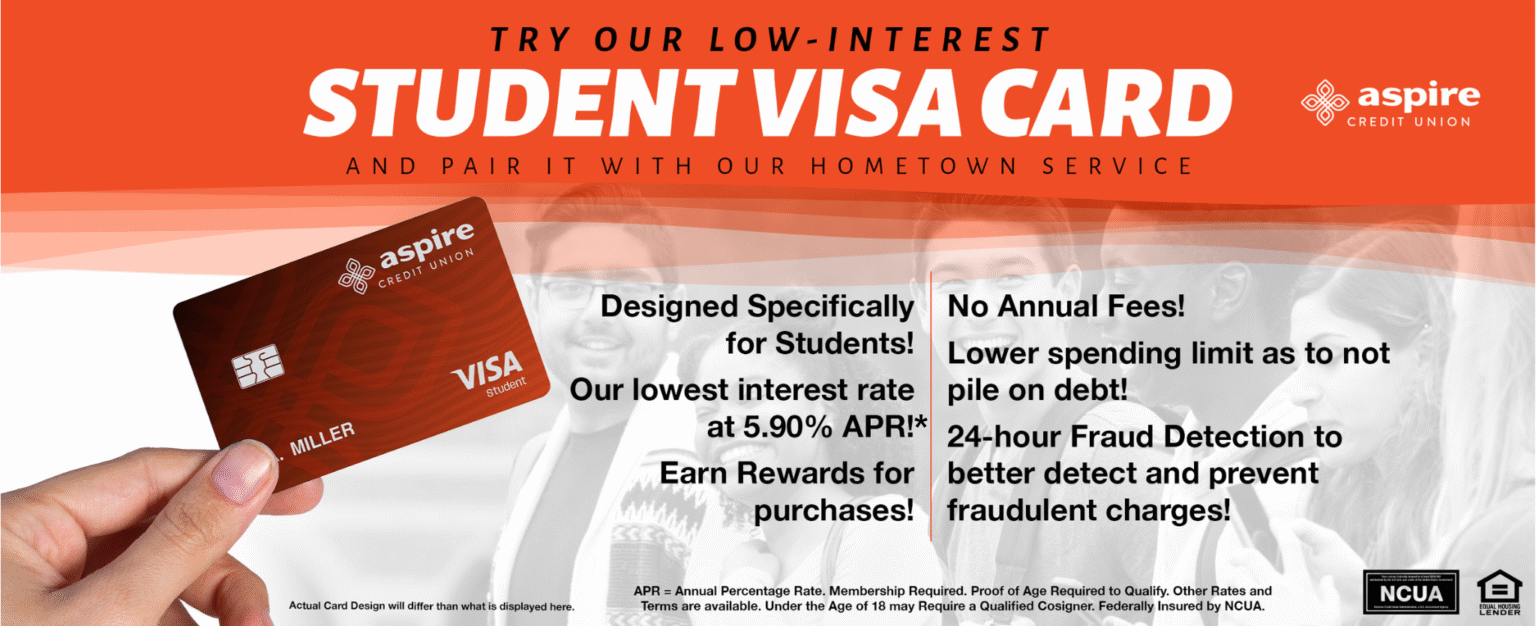 Discover the Best Visa Student Credit Cards | Aspire Credit Union
